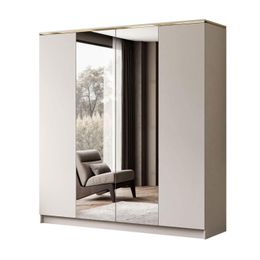 KLEIDERSCHRANK AURORA 4D mit Spiegel