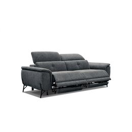 SOFA AVENA 3-Sitzer mit 2 Relaxfunktionen, dunkelgrau