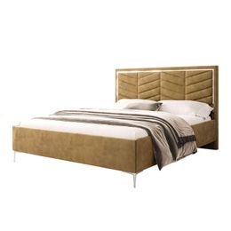 POLSTERBETT AURORA II 140x200 mit Bettkasten French Velvet 654