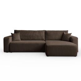ECKSOFA Gepolstertes PRESTIGE XL mit Schlaffunktion und Bettkasten, Poso 06