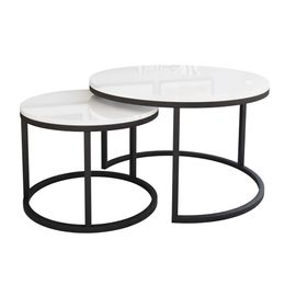 COUCHTISCH CIRI 2-in-1 Hochglanz