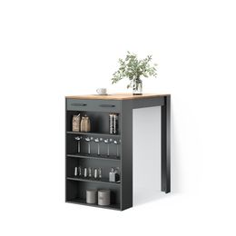 BARTISCH Regusa Anthrazit/Goldkraft Eiche 67 x 100 cm