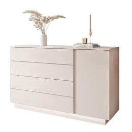 KOMMODE LINA KASCHMIR II 1D4S mit LED-Beleuchtung Push-Open-System