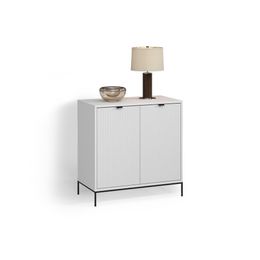 KOMMODE Aterno Wei&szlig; mit 2 T&uuml;ren