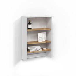 BADSCHRANK Paolina Wei&szlig;/Artisan 68 x 100.4 cm mit offenen Regalen