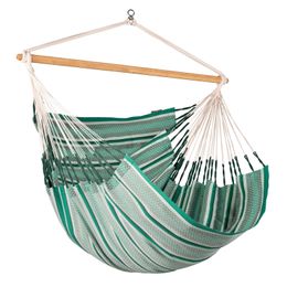 La Siesta H&auml;ngesessel Kingsize Hammock Echtholz Gr&uuml;n/Dunkelgr&uuml;n