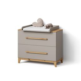WICKELKOMMODE Mailo Cashmere/Artisan mit 2 Schubladen
