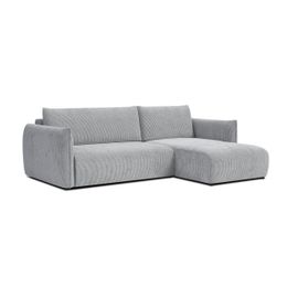 ECKSOFA TAUER 3-Sitzer links, hellgrau