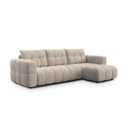 ECKSOFA CLOUDI 4-Sitzer rechts, beige