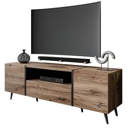 TV-ELEMENT ONYX LOFT auf Beinen 158 cm Push Open