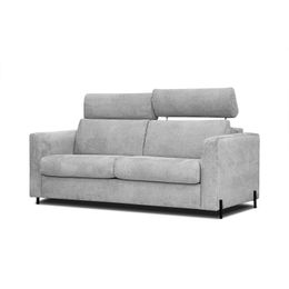SOFA MEZO 3-Sitzer mit Schlaffunktion, hellgrau