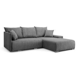 ECKSOFA LAVIO L mit Schlaffunktion und Bettzeugkasten Rechte