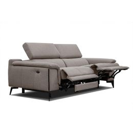 RELAXSOFA MATERA 3-Sitzer mit 2 Relaxfunktionen, taupe