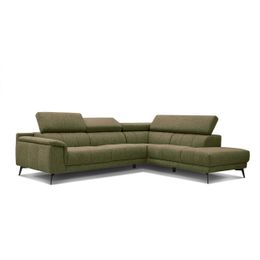 ECKSOFA FIERO 5-Sitzer, olivgr&uuml;n