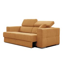 SOFA QUARTZ 3-Sitzer mit Ausziehsitz, orange