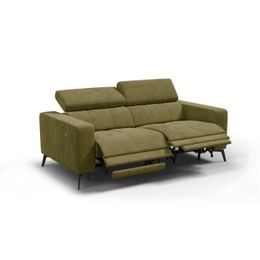 RELAXSOFA MORELLO 3-Sitzer, olive, 2 x Relax Zero Gravity