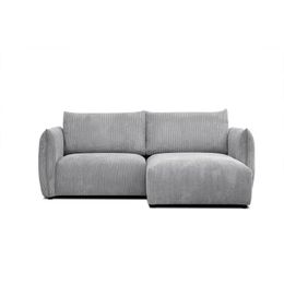 ECKSOFA TAUER 3-Sitzer, hellgrau