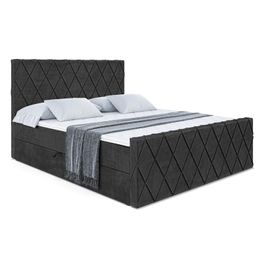 BOXBETT LEPARO-Z - 120 x 200 - H3 - Schwarz
