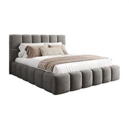 POLSTERBETT VENEZIA mit Bettkasten 140x200, Royal Velvet 250