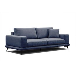 SOFA MEDIOLANE 3-Sitzer, dunkelblau