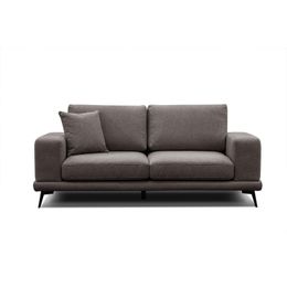 SOFA MEDIOLANE 2,5-Sitzer, braun