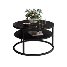 COUCHTISCH CIRI SLIM GLASS mit Regal