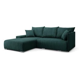 ECKSOFA LAVIO L mit Schlaffunktion und Bettzeugkasten Linke