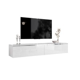 TV-SCHRANK AURORA SILVER 180 cm &ndash; h&auml;ngend