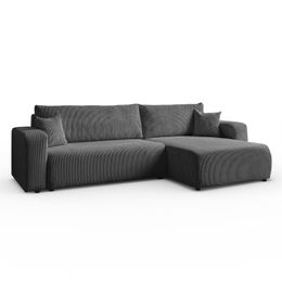 ECKSOFA Gepolstertes PRESTIGE XL mit Schlaffunktion und Bettkasten, Poso 60