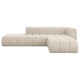 ECKSOFA modulares Sofa Zuvon-L1 - 296x177x70 cm Beige