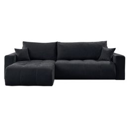 ECKSOFA Gepolstertes CLOUD mit Schlaffunktion und Bettkasten, Wind 99