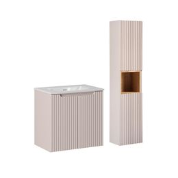 BADM&Ouml;BEL 60cm Riva 2er-Set Kaschmir