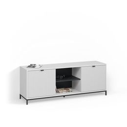LOWBOARD Aterno Wei&szlig; 150 x 60 cm mit 2 T&uuml;ren
