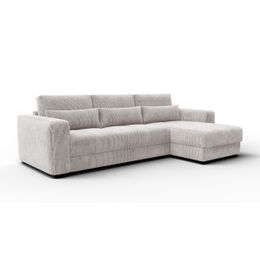 ECKSOFA OLI 4-Sitzer rechts, perlwei&szlig;