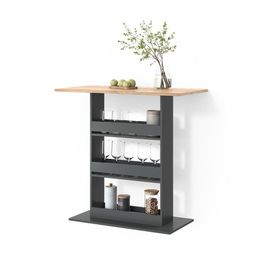 BARTISCH Regusa Goldkraft Eiche/Anthrazit 110 x 55 cm