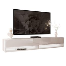 H&Auml;NGESCHRANK TV-M&ouml;bel CALANTE 180 cm mit LED-Beleuchtung