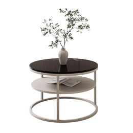 COUCHTISCH CIRI SLIM KASCHMIR HOCHGLANZ mit Regal