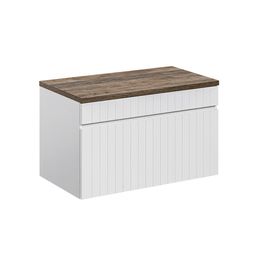 WASCHTISCHUNTERSCHRANK 80cm Zelie Wei&szlig;