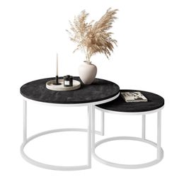 COUCHTISCH 2-in-1 CIRI dunkler Beton