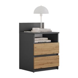 NACHTTISCH HANA M1 Artisan Eiche / Anthrazit