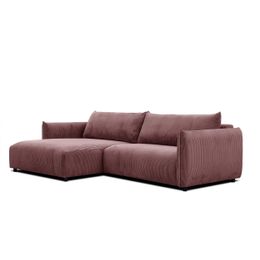 ECKSOFA TAUER 5-Sitzer, altrosa
