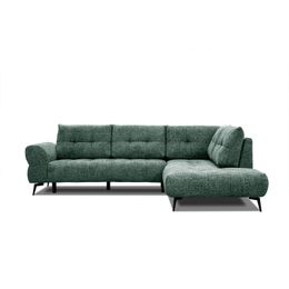 ECKSOFA SALVINI 5-Sitzer, smaragdgr&uuml;n
