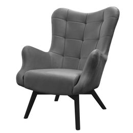 SESSEL SAND mit schwarzen Beinen