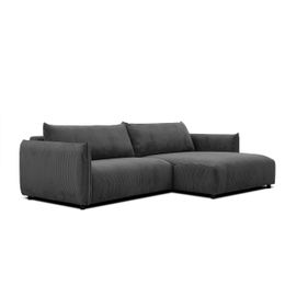 ECKSOFA TAUER 5-Sitzer, dunkelgrau