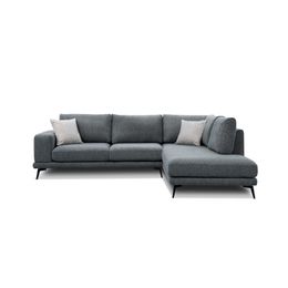 ECKSOFA MEDIOLANE 5-Sitzer, dunkelgrau