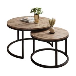 COUCHTISCH CIRI 2-in-1 Eichenholz Wotan