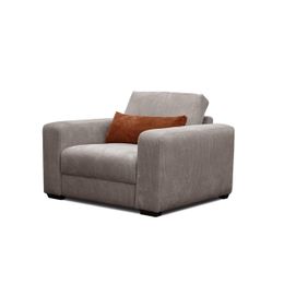 SESSEL OLI in Cordstoff taupe