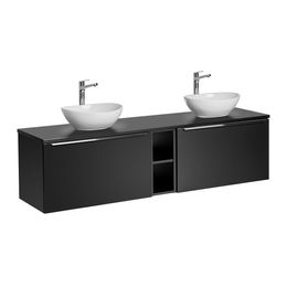 DOPPELWASCHTISCH 180cm &Eacute;ros Schwarz