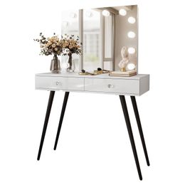 SCHMINKTISCH SIENNA LOFT ELITE mit Spiegel