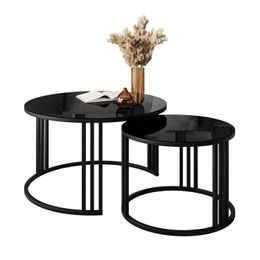 COUCHTISCH 2 in 1 LORI GLASS